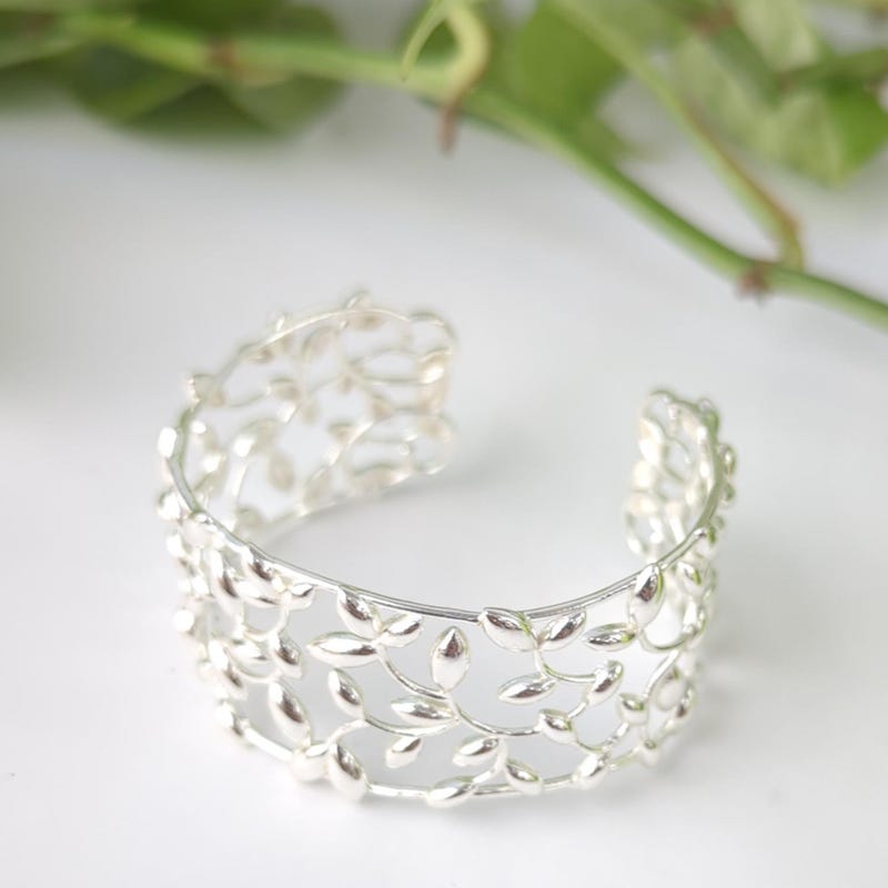 Leaf Arm Cuff - Etsy