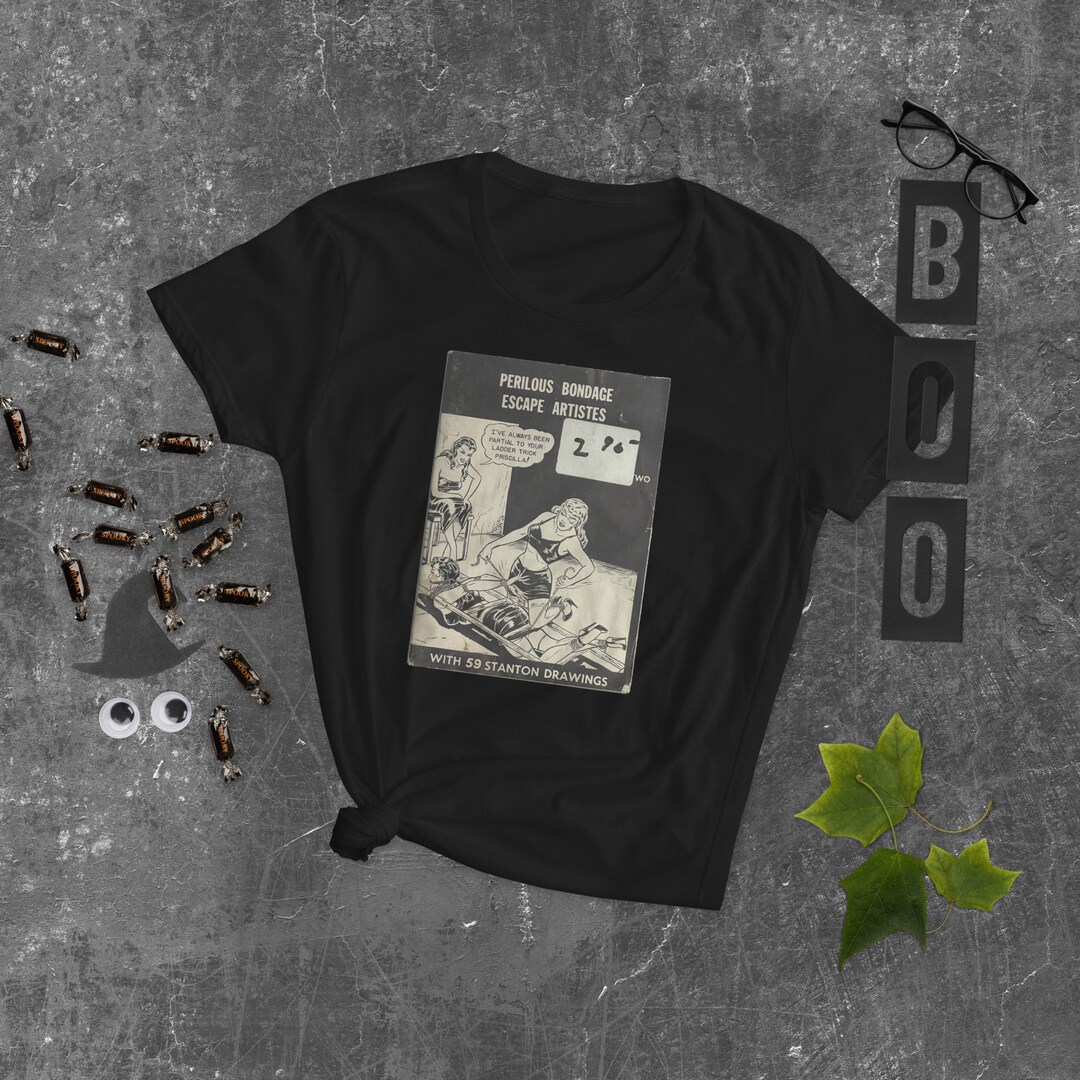 Stanton Escape Artistes Vintage Bondage Magazine T-shirt Womens - Etsy