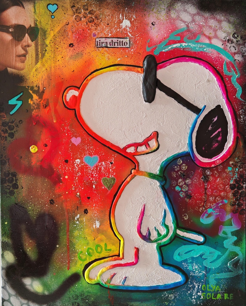 Snoopy Swag 3D Artwork Charming Snoopy Wall Hanging Whimsical Snoopy ...