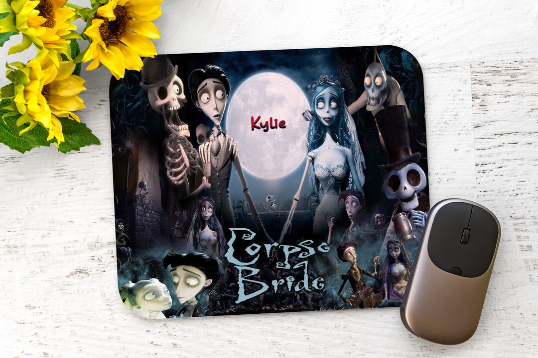 Personalized Corpse Bride Mouse Pad - Durable Materials - Customize ...