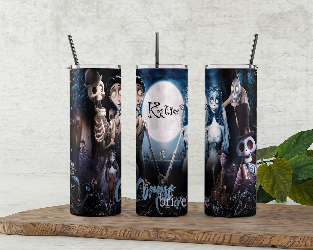 Emily the Corpse Bride and Victor Van Dort Tumbler - Personalized Gift ...