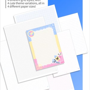 Cute Essential Grids – Grid Paper, Dot Paper, Lined Paper, Graph Paper ...