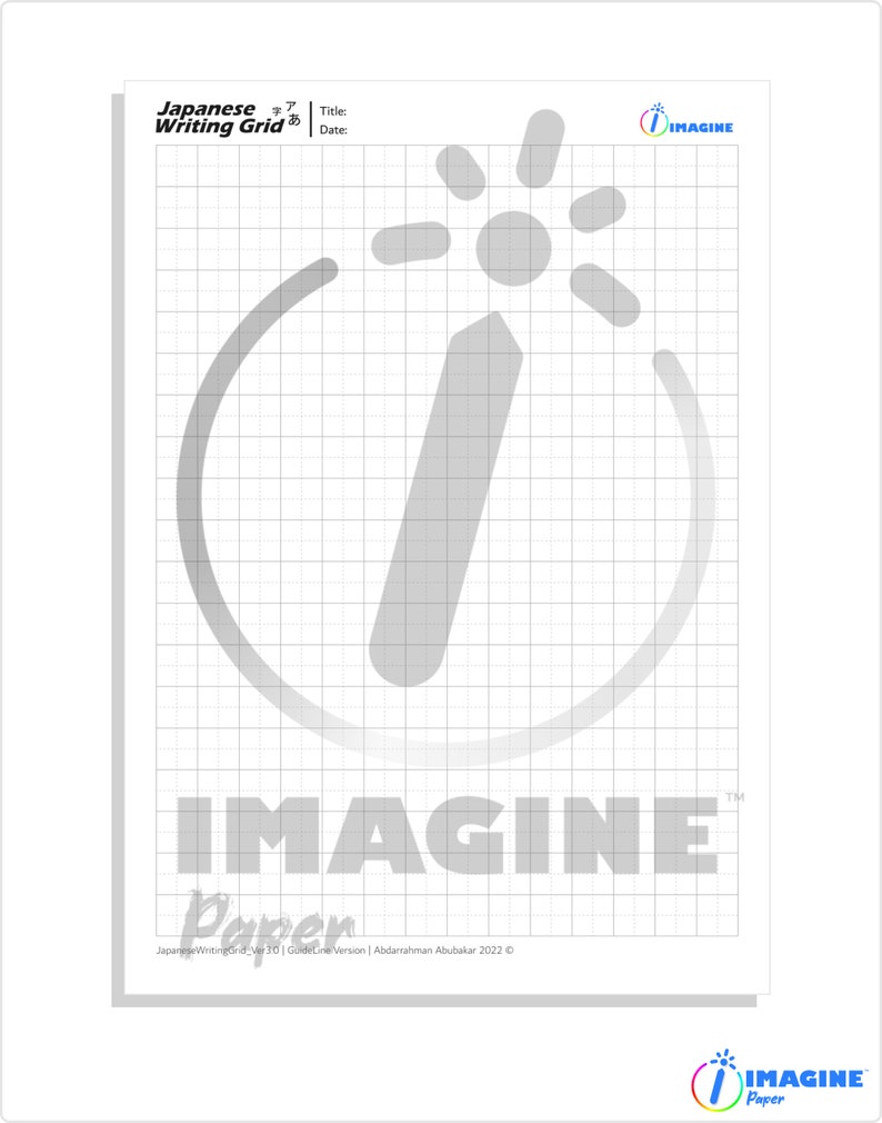 Japanese Writing Grid – Practice Kanji, Hiragana, Katakana, and ...