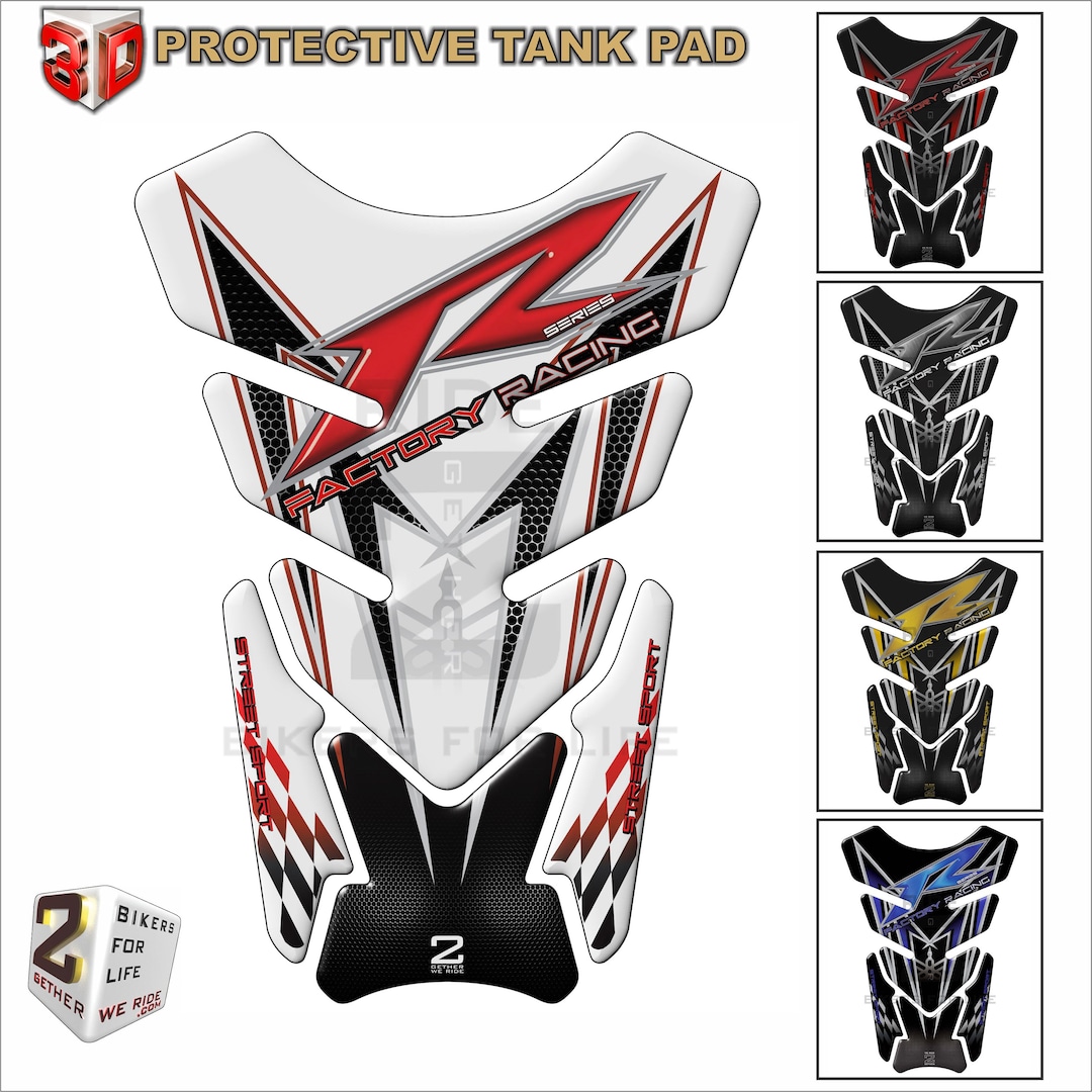 Yamaha Factory Racing R Series Motor Bike Tank Pad. Yamaha R1, Yamaha ...