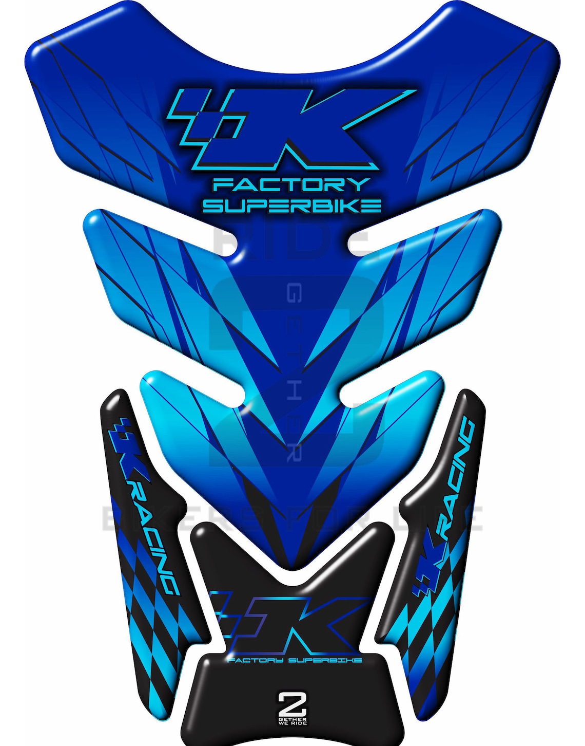 Kawasaki Factory Super Bike Tank Pad Protector 2006 2022. K Racing ...