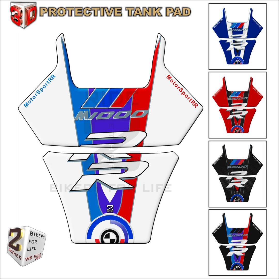 BMW M 1000 RR Black Motor Bike Tank Pad Protector - Etsy