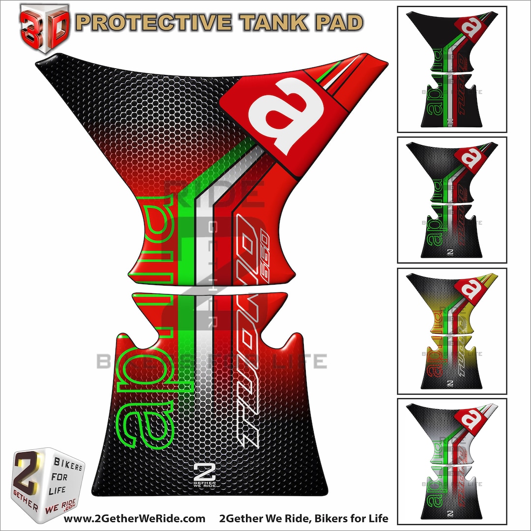 Aprilia Tuono RS 660 Motor Bike Tank Pad. A Universal Fit Bike Tank Pad ...
