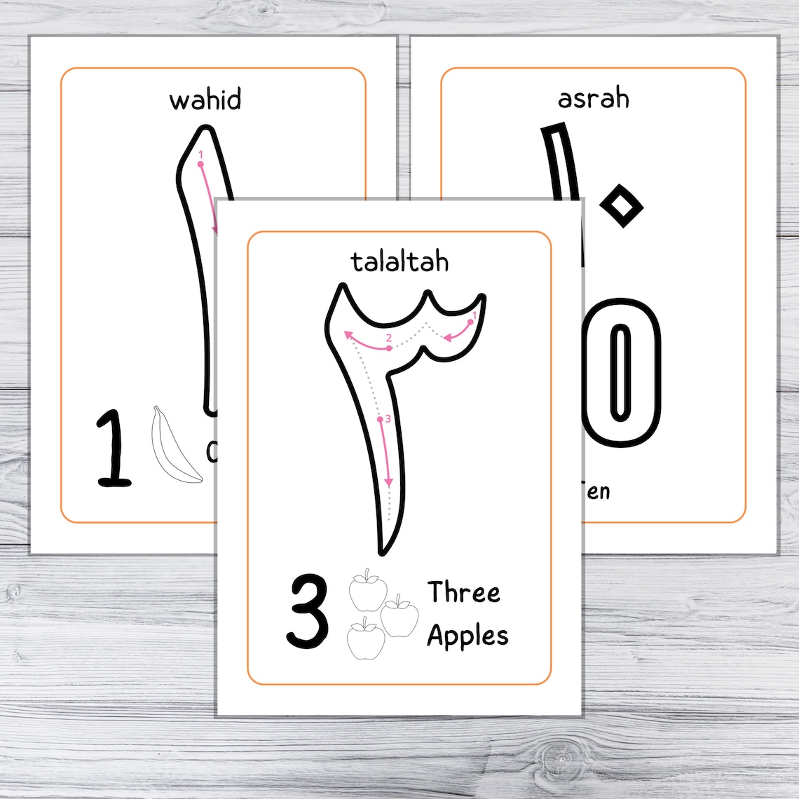 Arabic Numbers Activity Sheet Pack 1-10 Arabic Number Learning Work ...