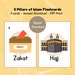 5 Pillars of Islam Islamic Flashcards & Lesson Ideas for Muslims ...