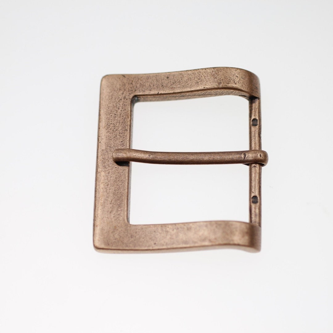 Antique Copper Belt Buckle, Classic Belt Buckle, Pewter Buckle, Solid ...