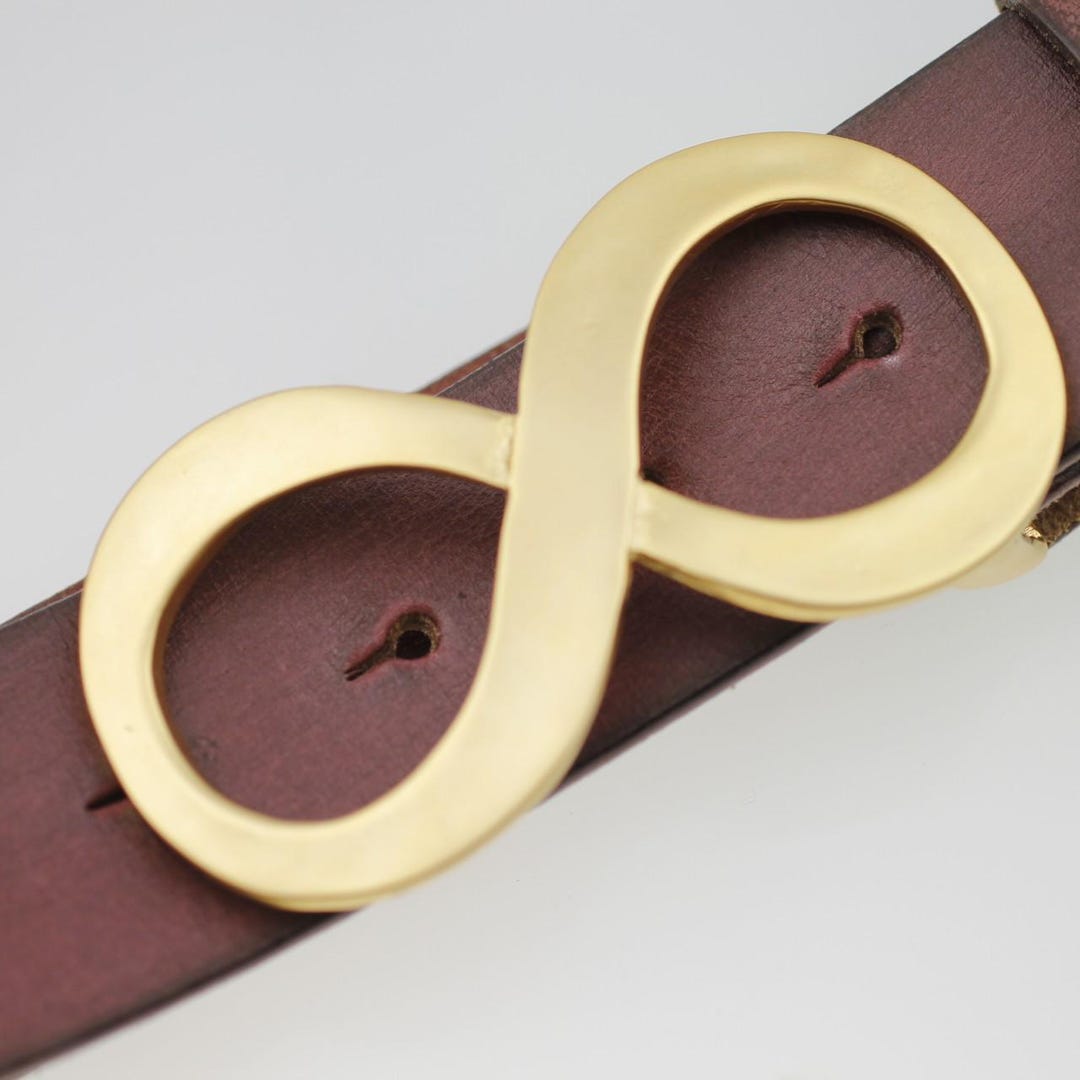 1 Pcs Matte Gold Infinity Belt Buckle, Oval Buckles, Bridal Gifts ...