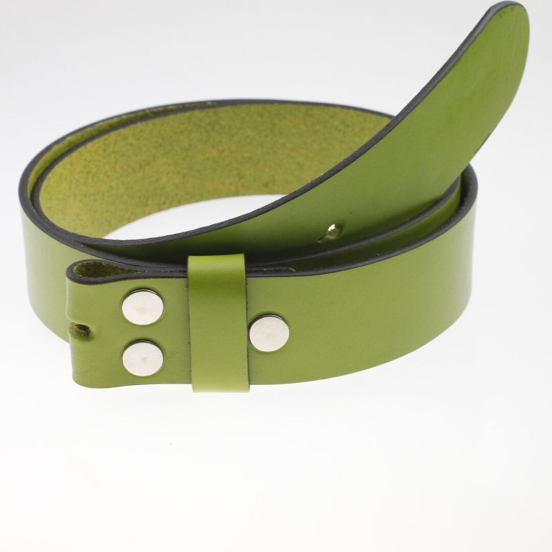 Light Green Leather Belt, Handcraft Genuine Leather Belt, Genuine ...
