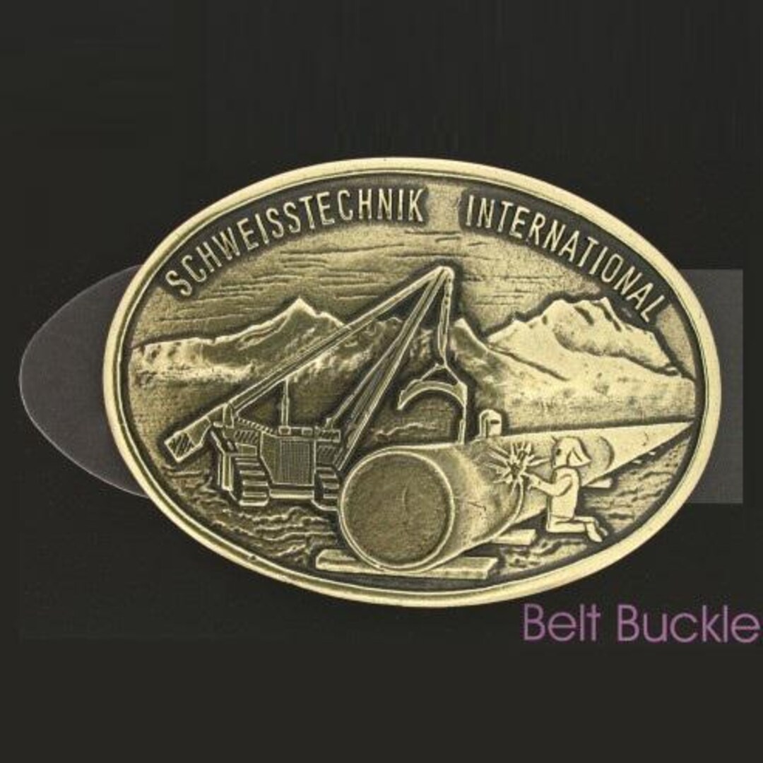 Schweisstechnik International Belt Buckle, Farmer Belt Buckle, Village ...