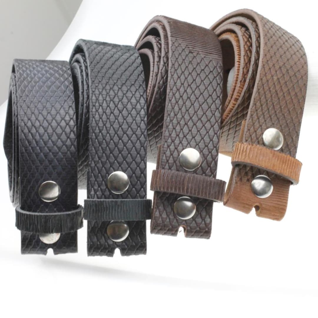 Snake Skin Belt, Cow Leather Printed Snake Effect, Class Leather Belts ...