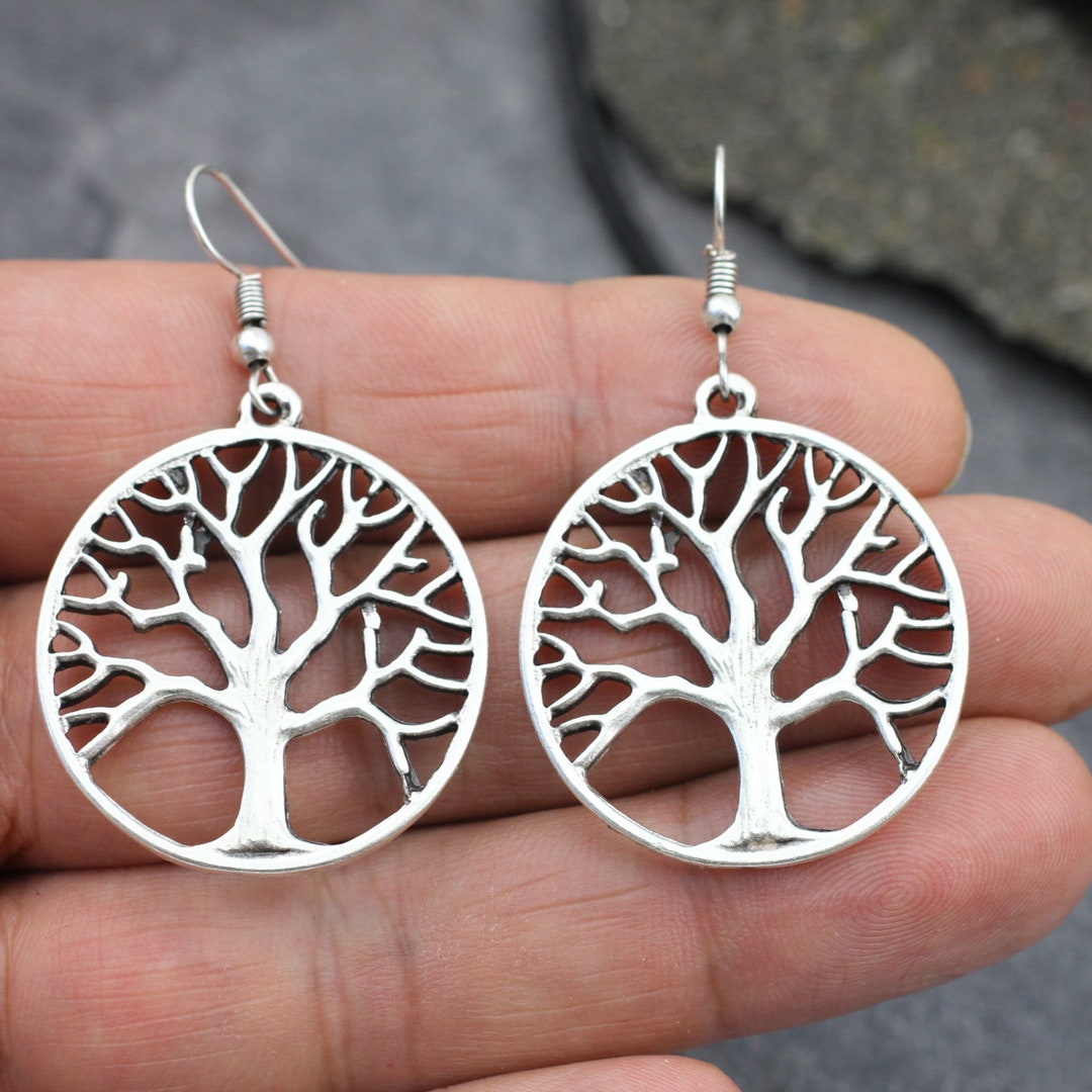 Tree of Life Earrings, Earrings for Women, Gift for Her, Gift for ...