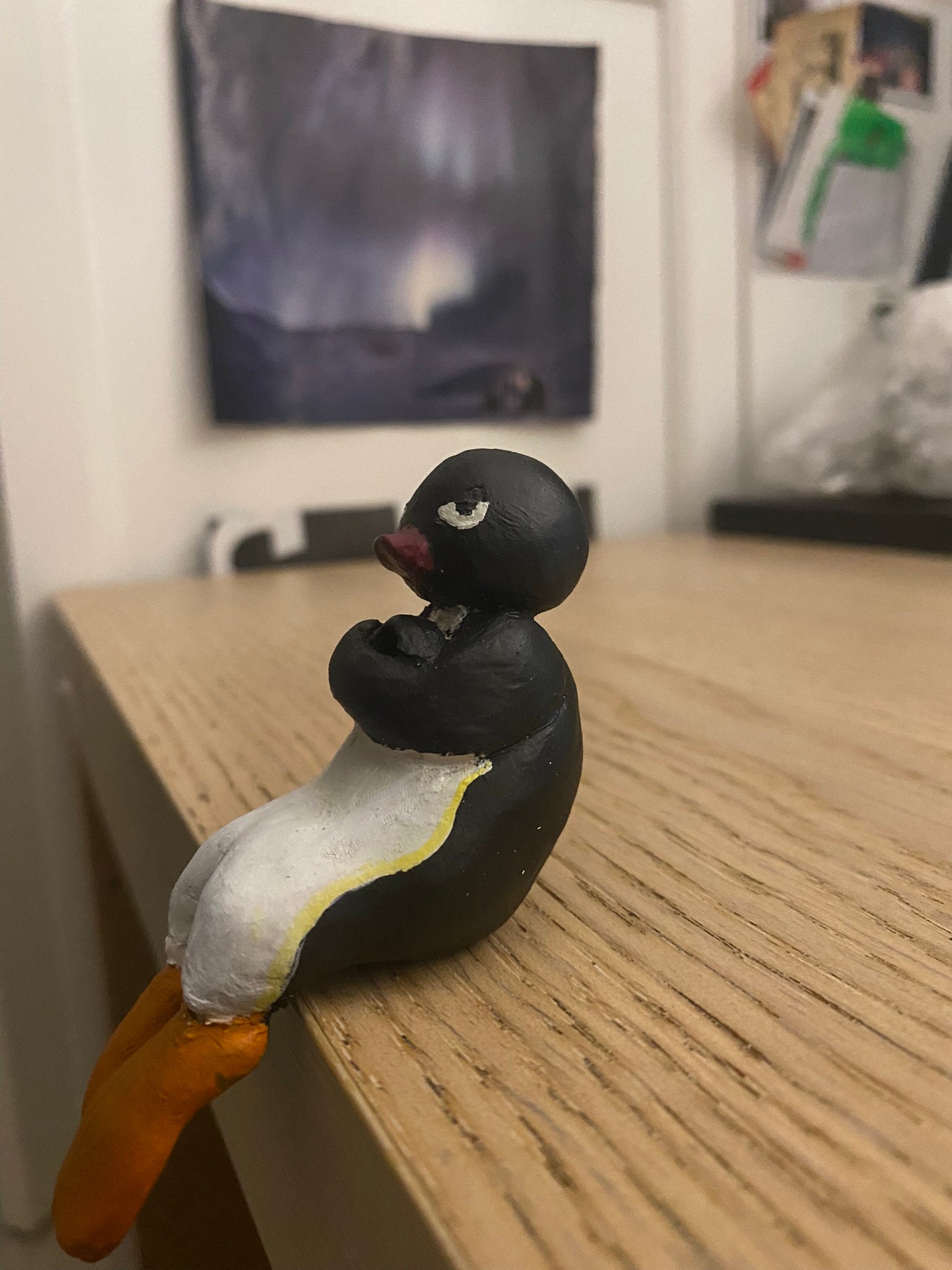 Pingu Penguin Clay Art, Noot Noot Penguin Sculpture, Angry Noot Noot - Etsy