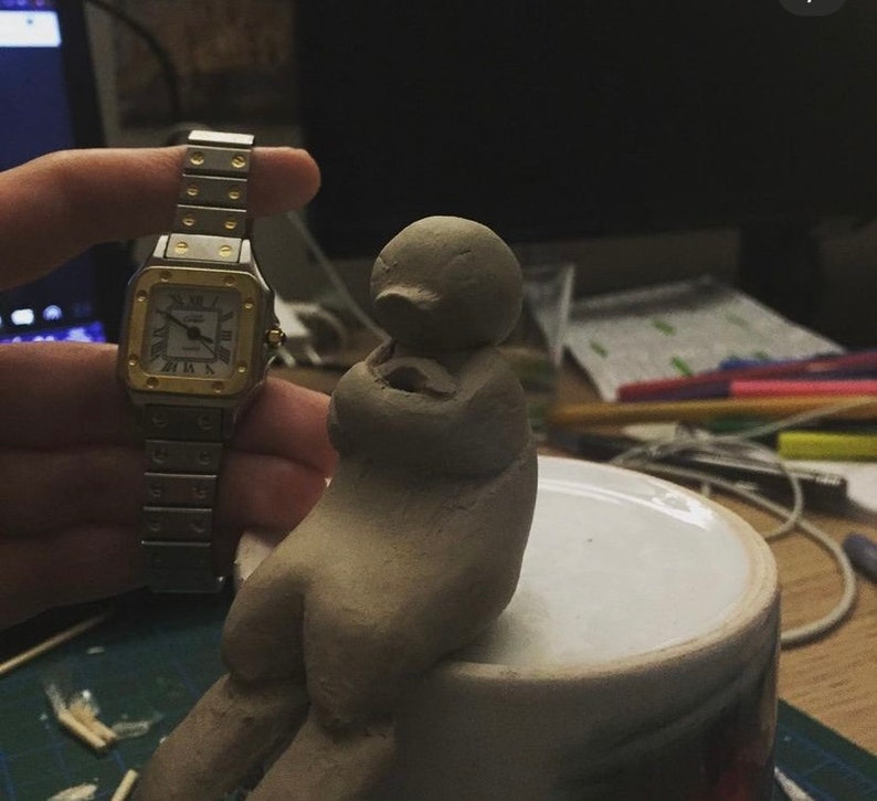 Pingu Penguin Clay Art, Noot Noot Penguin Sculpture, Angry Noot Noot - Etsy