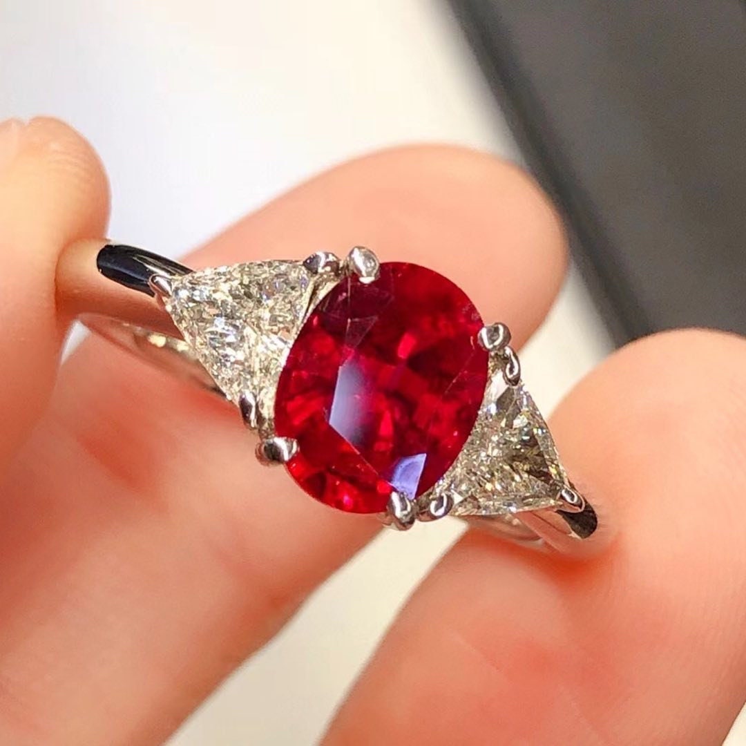 Gorgeous Red Spinel Ring Unique Designs Ring 925 Sterling Silver ...