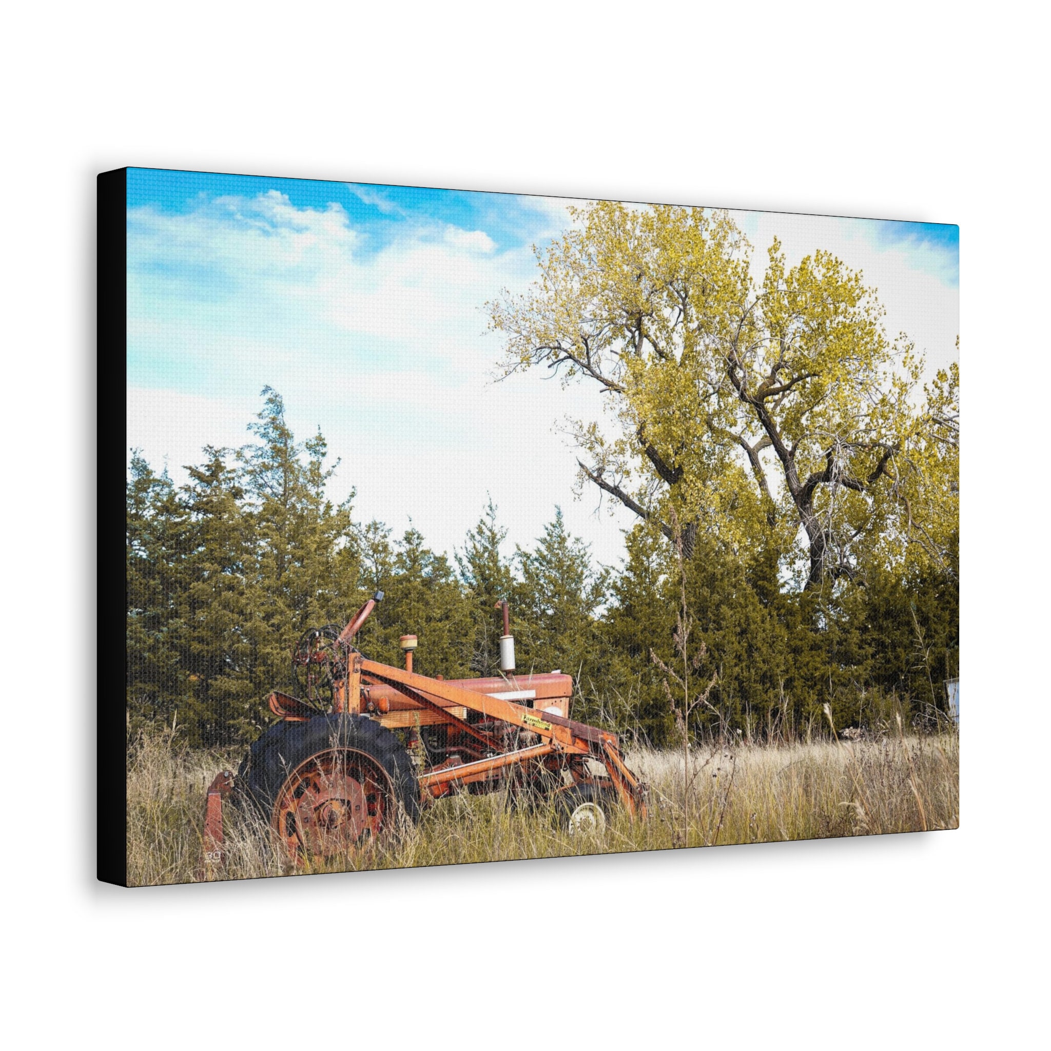 Picture of Farmall Tractor Loader Canvas Gallery Print Farmhouse ...