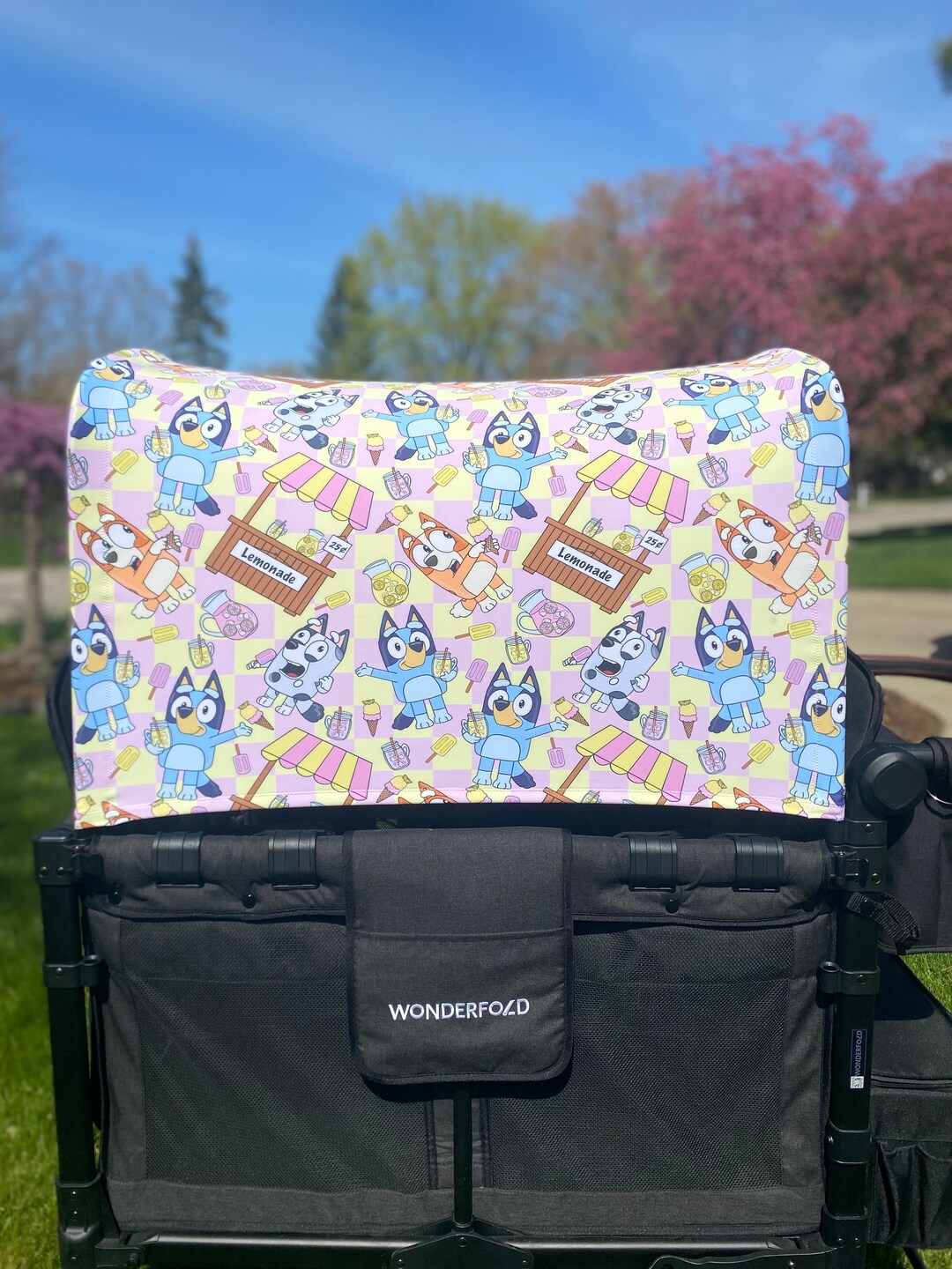 Lemonade Heeler Bluey UV50+ | W4 Wonderfold Canopy | W2 Wonderfold ...