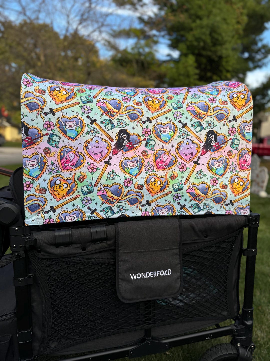 Cartoon Heroes Wagon Canopy, Seat Covers and More: UV50+ Protection ...