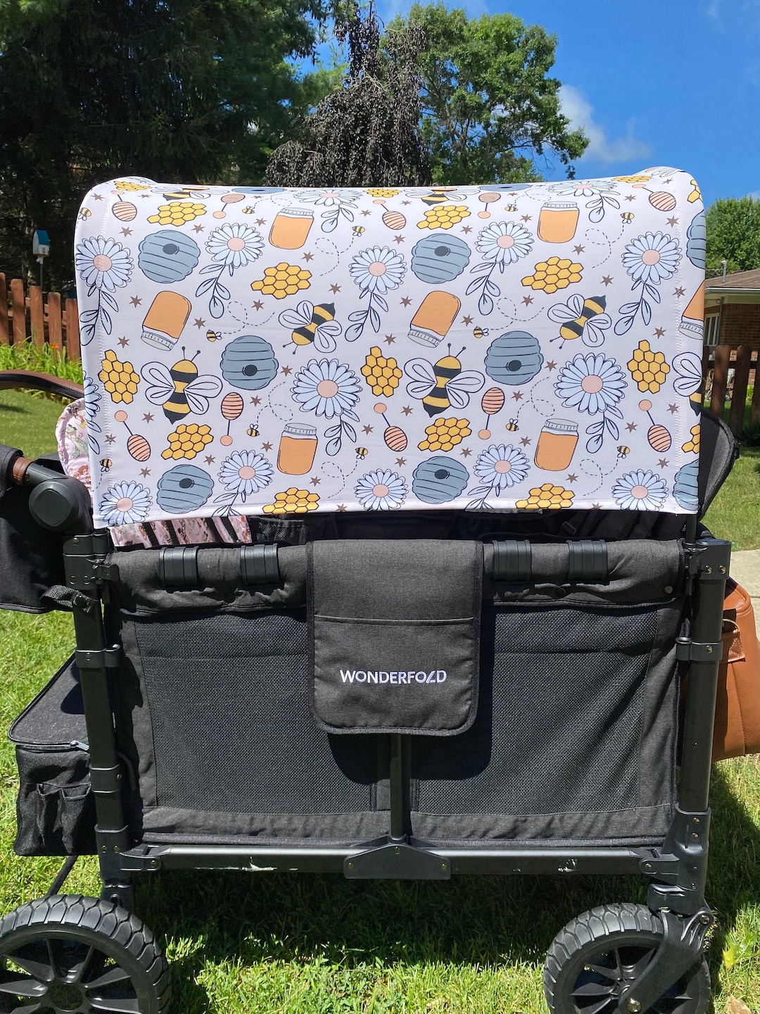Honey Bee Canopy UV50 Wonderfold Seat Cover W4 Wonderfold Canopy W2 ...