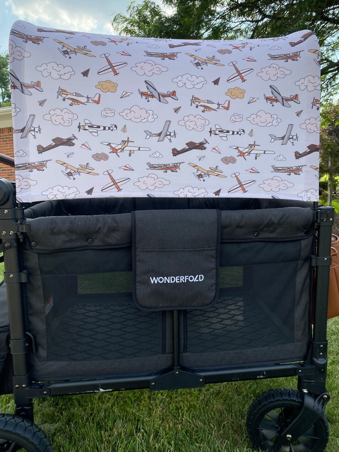 Vintage Planes Canopy UV50+ | W4 Wonderfold Canopy | W2 Wonderfold ...