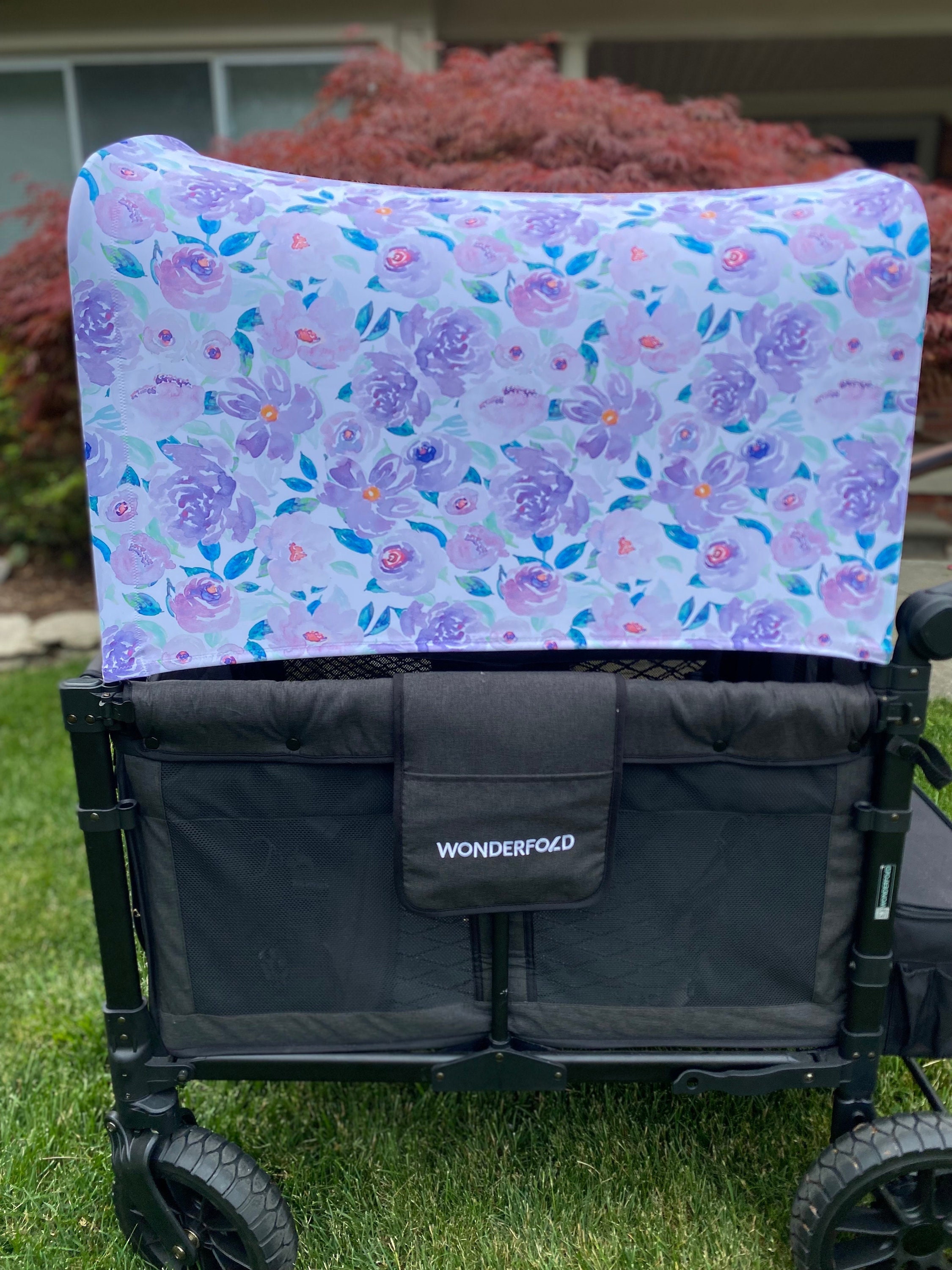 Ready to Ship Watercolor Floral Canopy and Seat Cover Set Wonderfold W2 ...