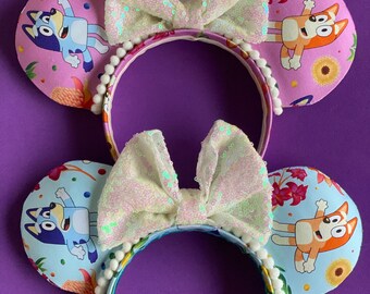 Bluey Minnie Ears - Etsy