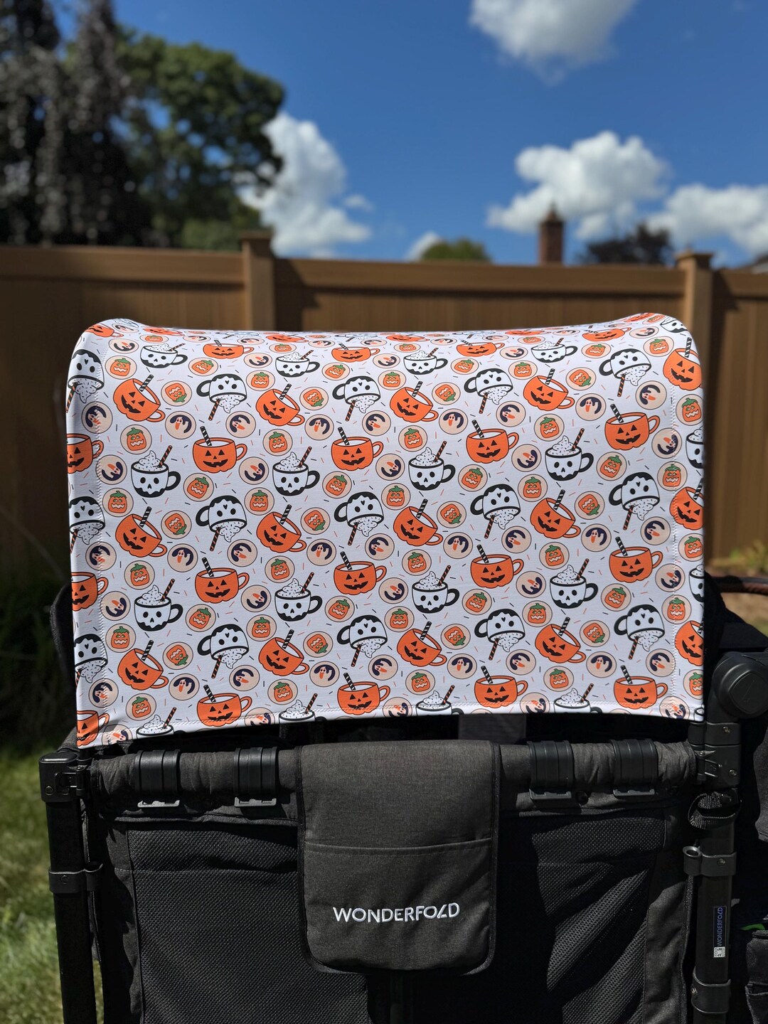 Halloween Cookies Wagon Canopy, Seat Covers and More: UV50+ Protection ...