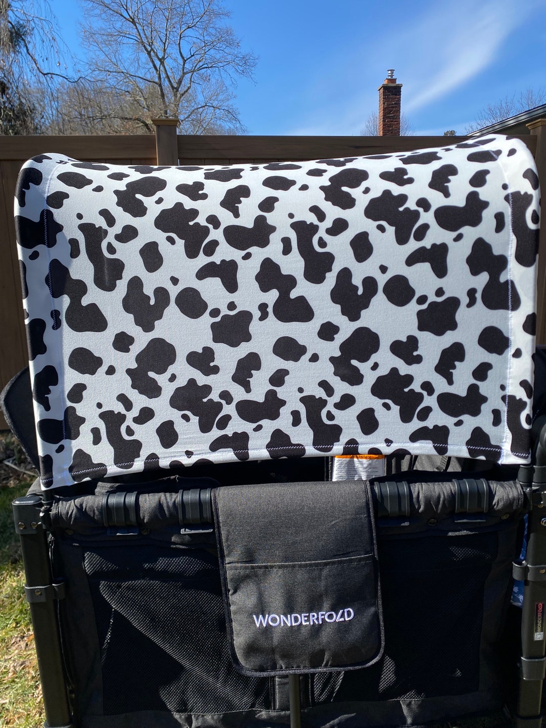 Ready to Ship Cow Print Canopy | W4 Wonderfold Canopy | W2 Wonderfold ...