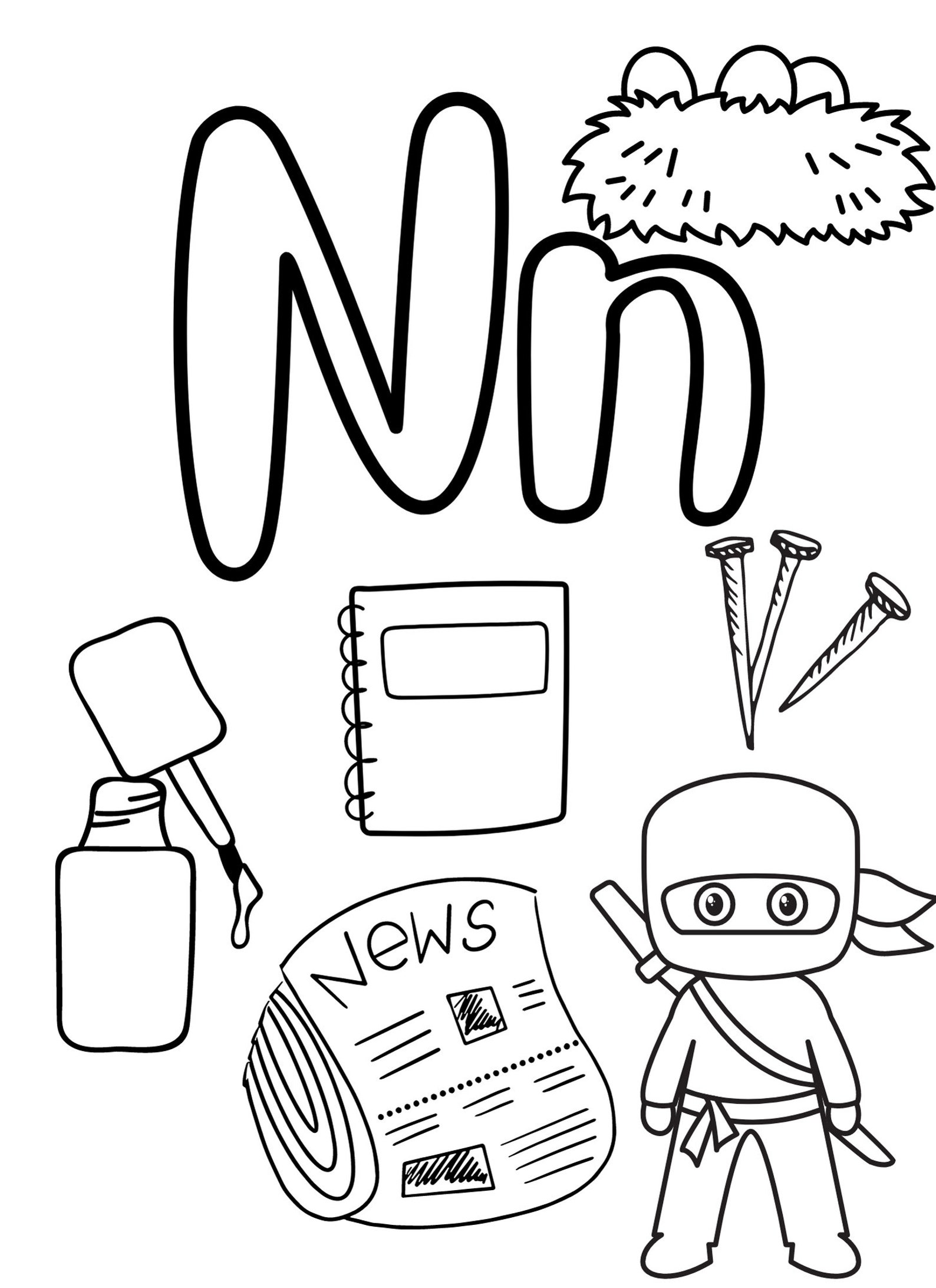 ABC Coloring Packet - Etsy