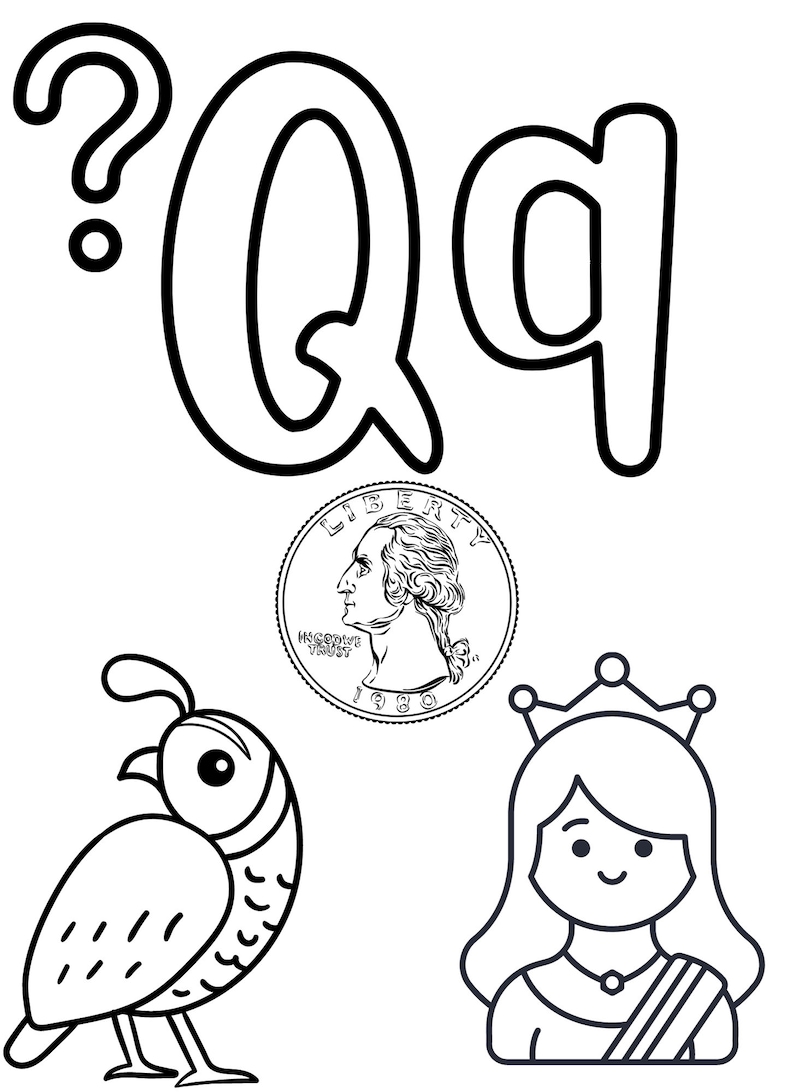 ABC Coloring Packet - Etsy