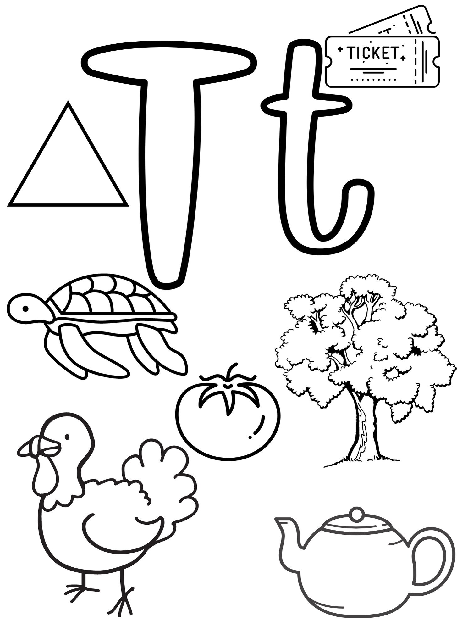 ABC Coloring Packet - Etsy