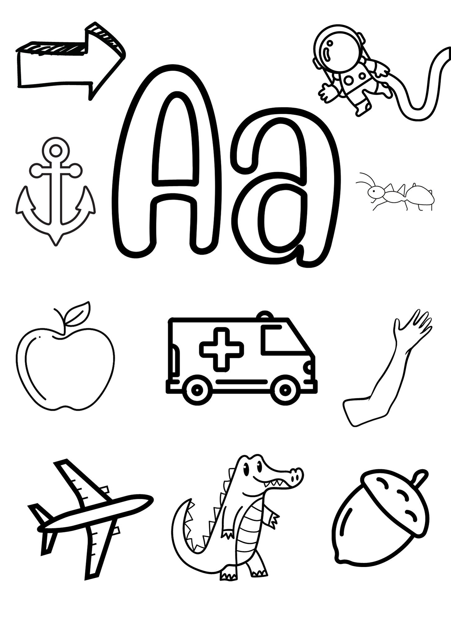 ABC Coloring Packet - Etsy