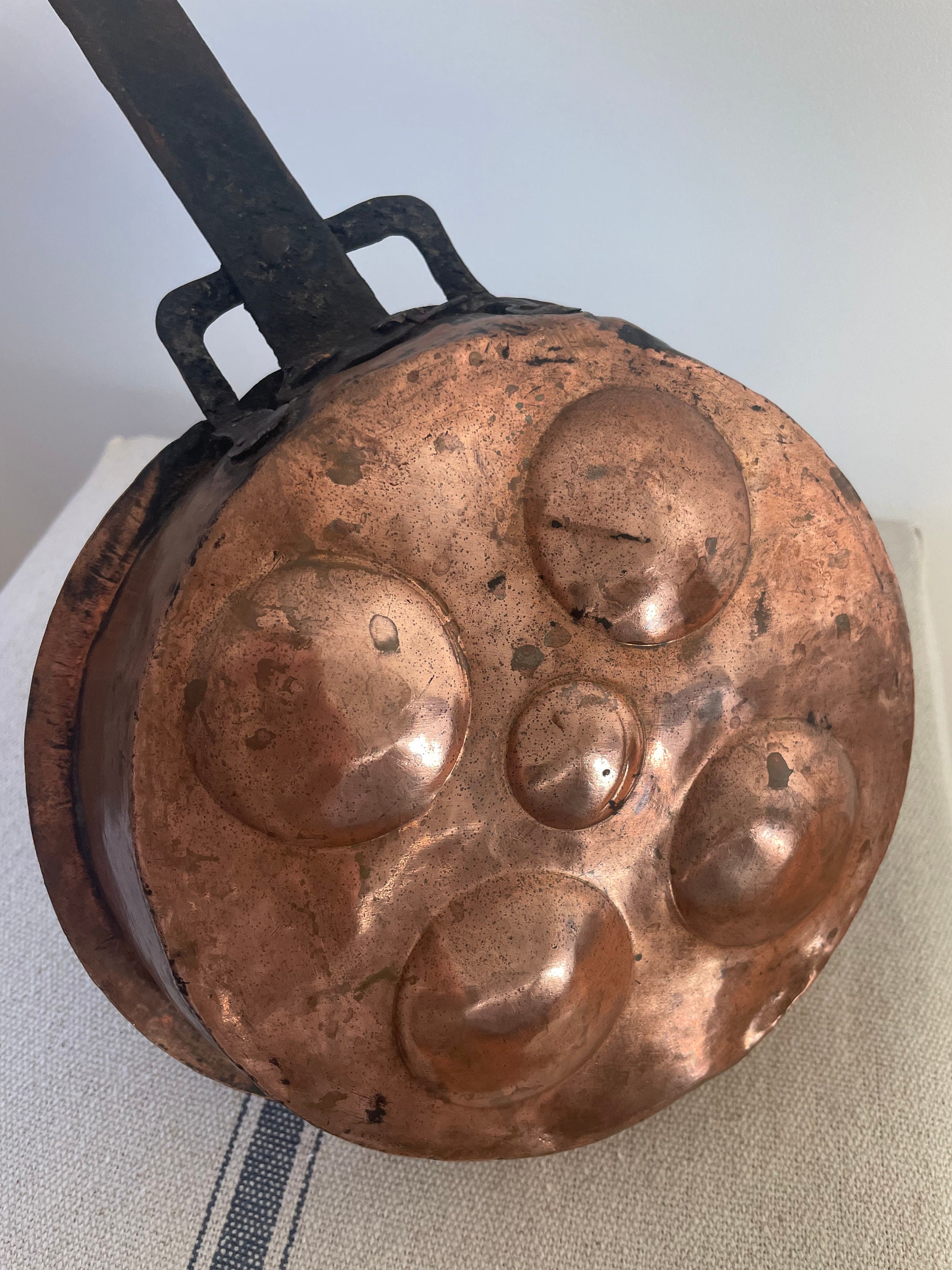 Antique Copper Escargot Pot | Poached Egg Pan | Circa 1700's - 1800's ...