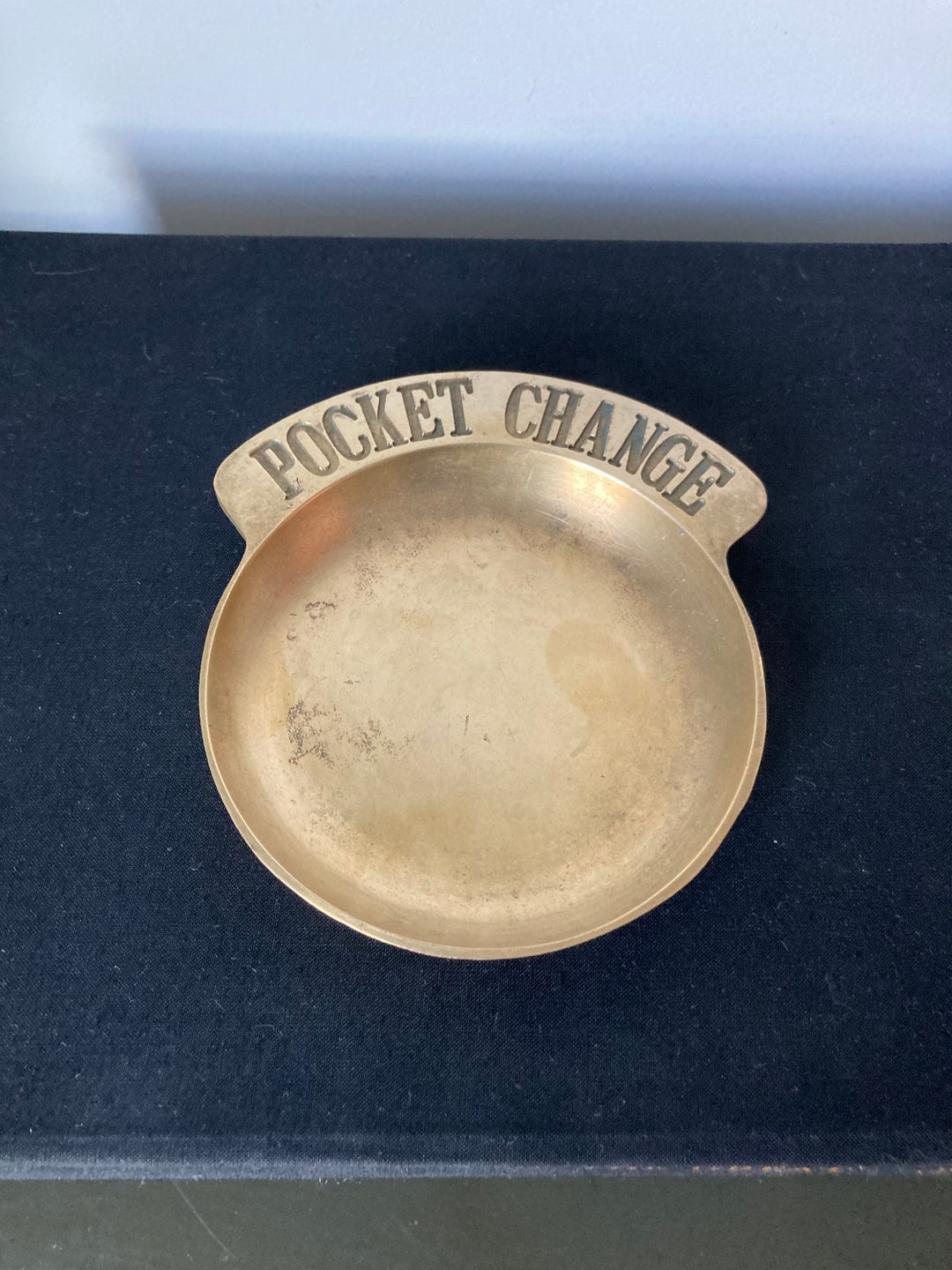 Vintage Midcentury Brass Pocket Change Catchall - Etsy