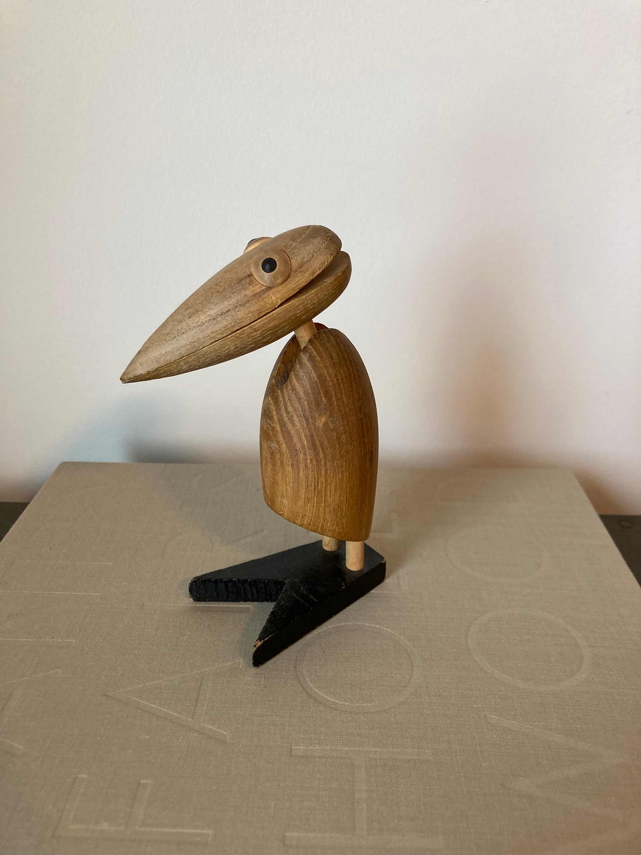 Vintage Danish Midcentury Modern Wooden Dodo Bird Paper Clip/holder ...