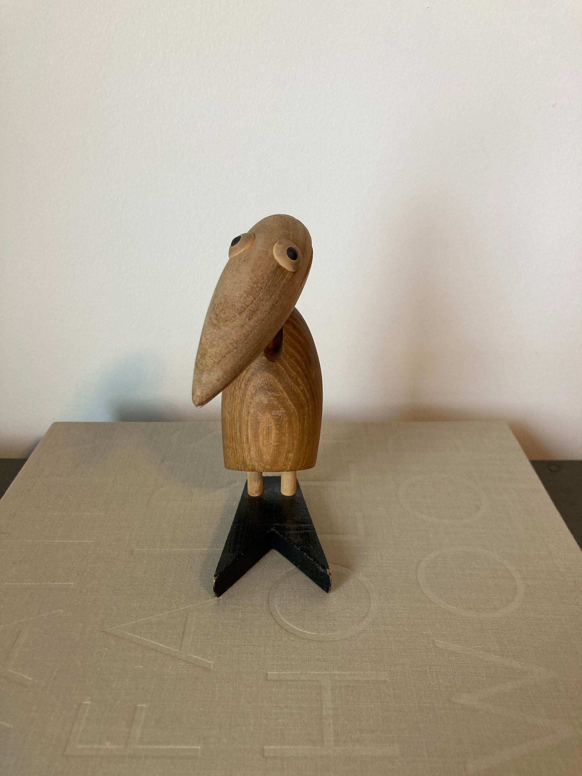 Vintage Danish Midcentury Modern Wooden Dodo Bird Paper Clip/holder ...