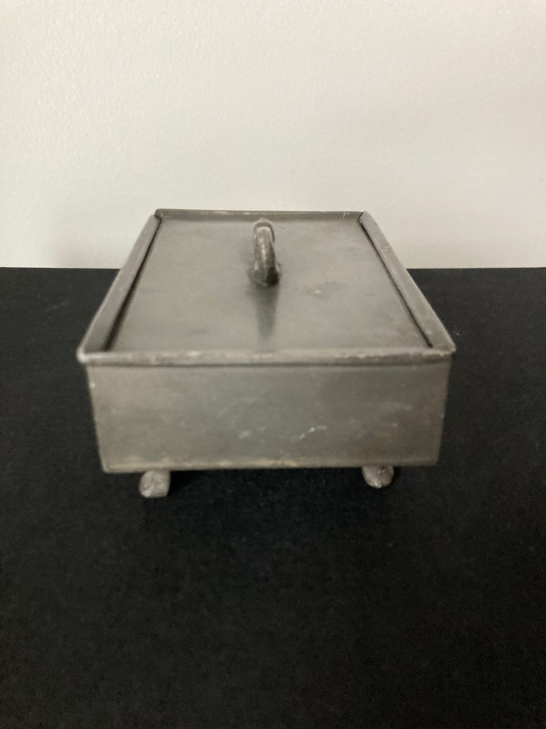 Vintage Chinese Pewter Dragon Fish Snuff Box: Trinket Keepsake Box - Etsy