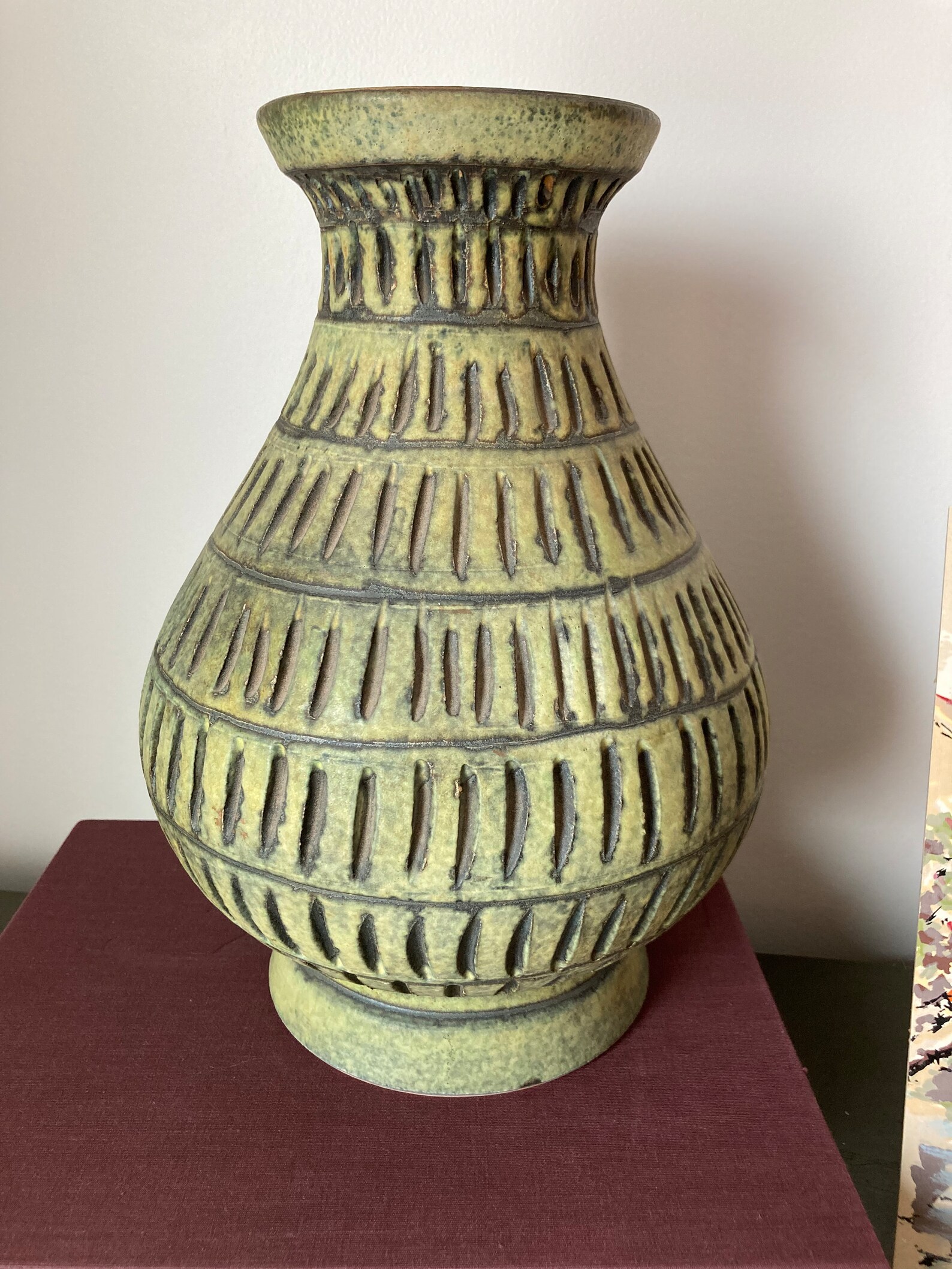 Bagni Studio Vintage Italian Art Pottery Seagarden Vase Large, Raymor ...