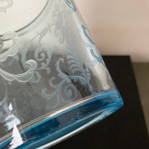 Antique Fostoria Glass Ice Bucket Versailles Azure Blue, Antique ...
