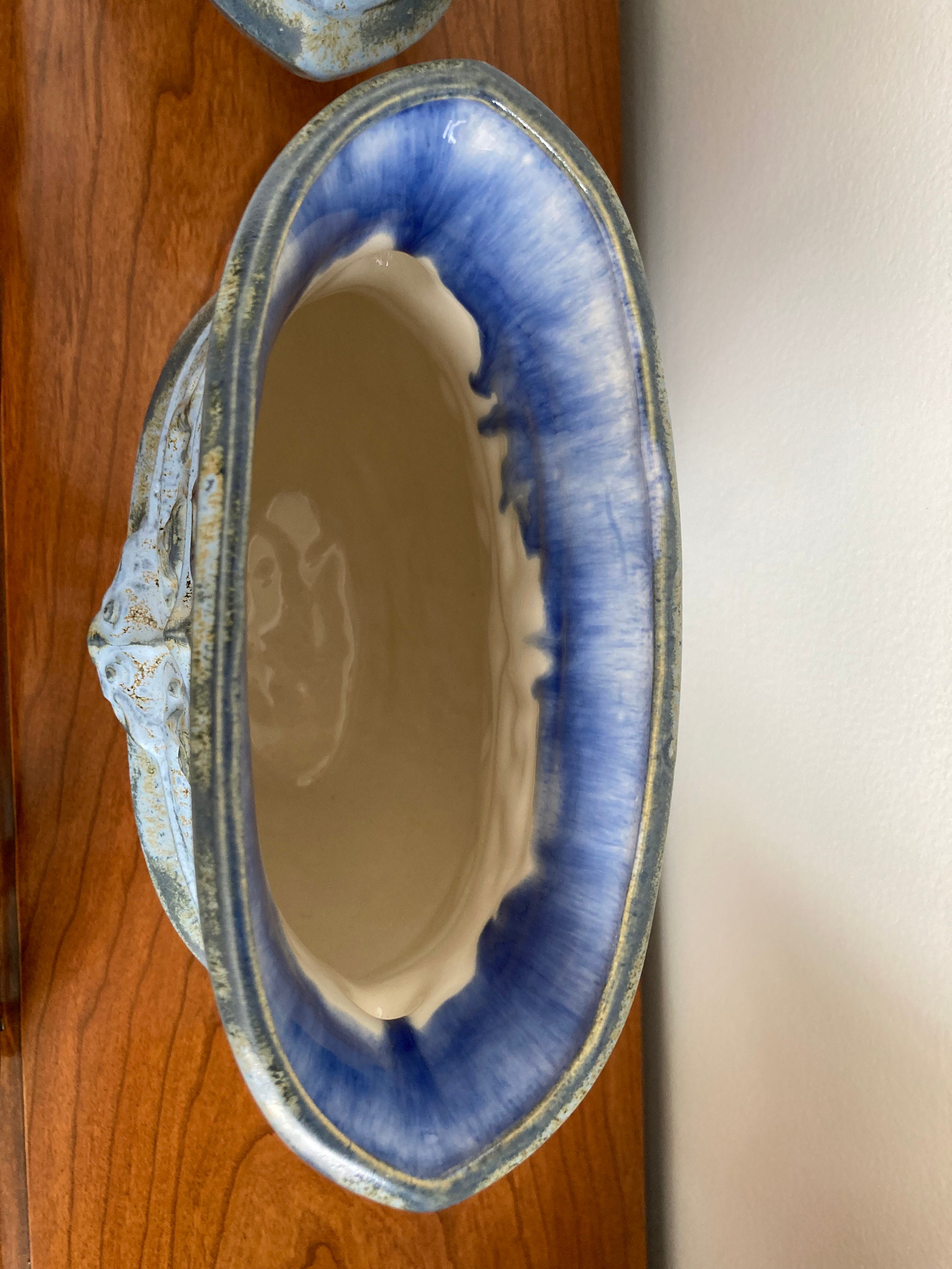 Vintage Studio Cast Pottery in the Qing Dynasty Era Style, Art Deco ...