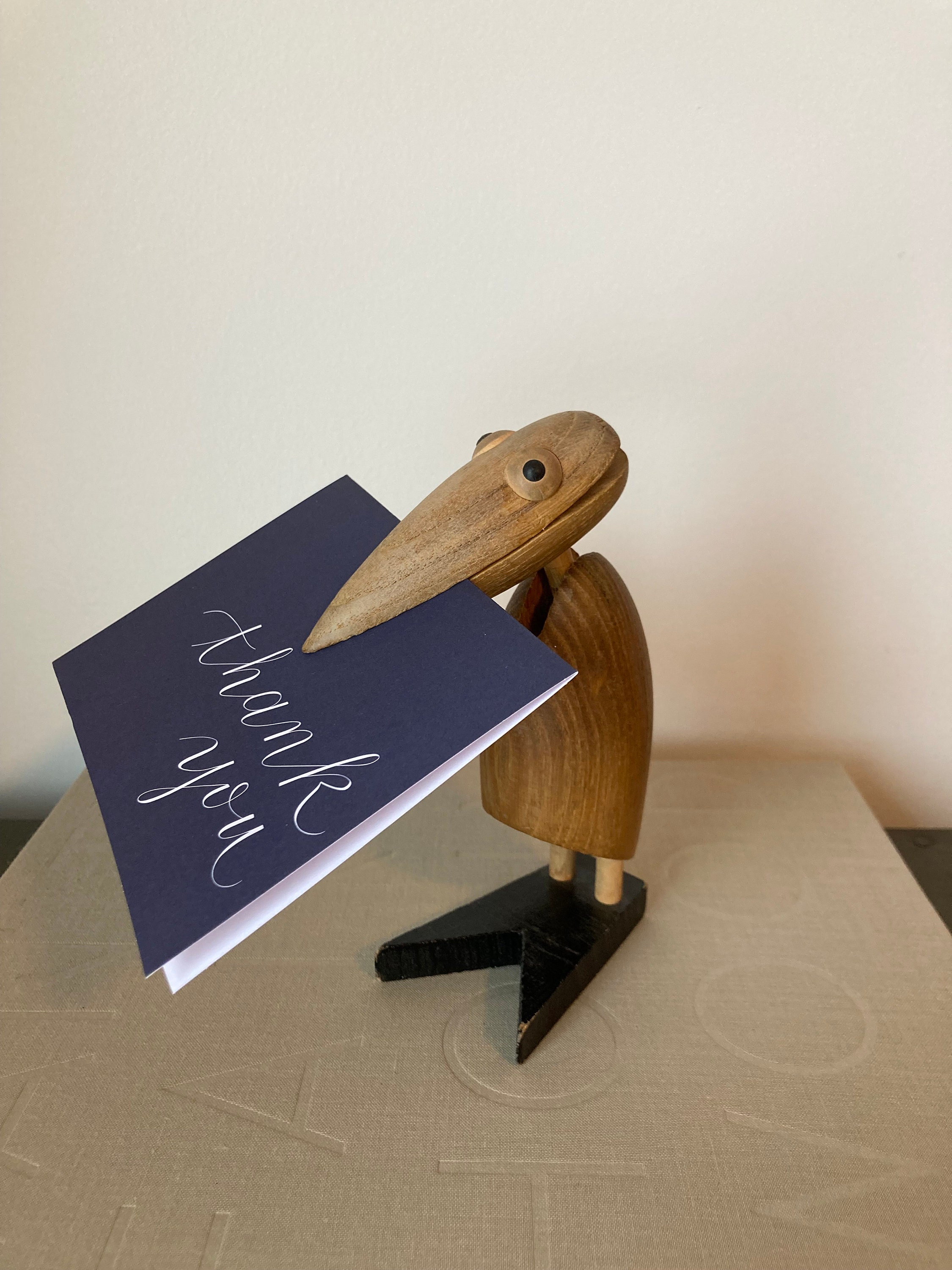 Vintage Danish Midcentury Modern Wooden Dodo Bird Paper Clip/holder ...