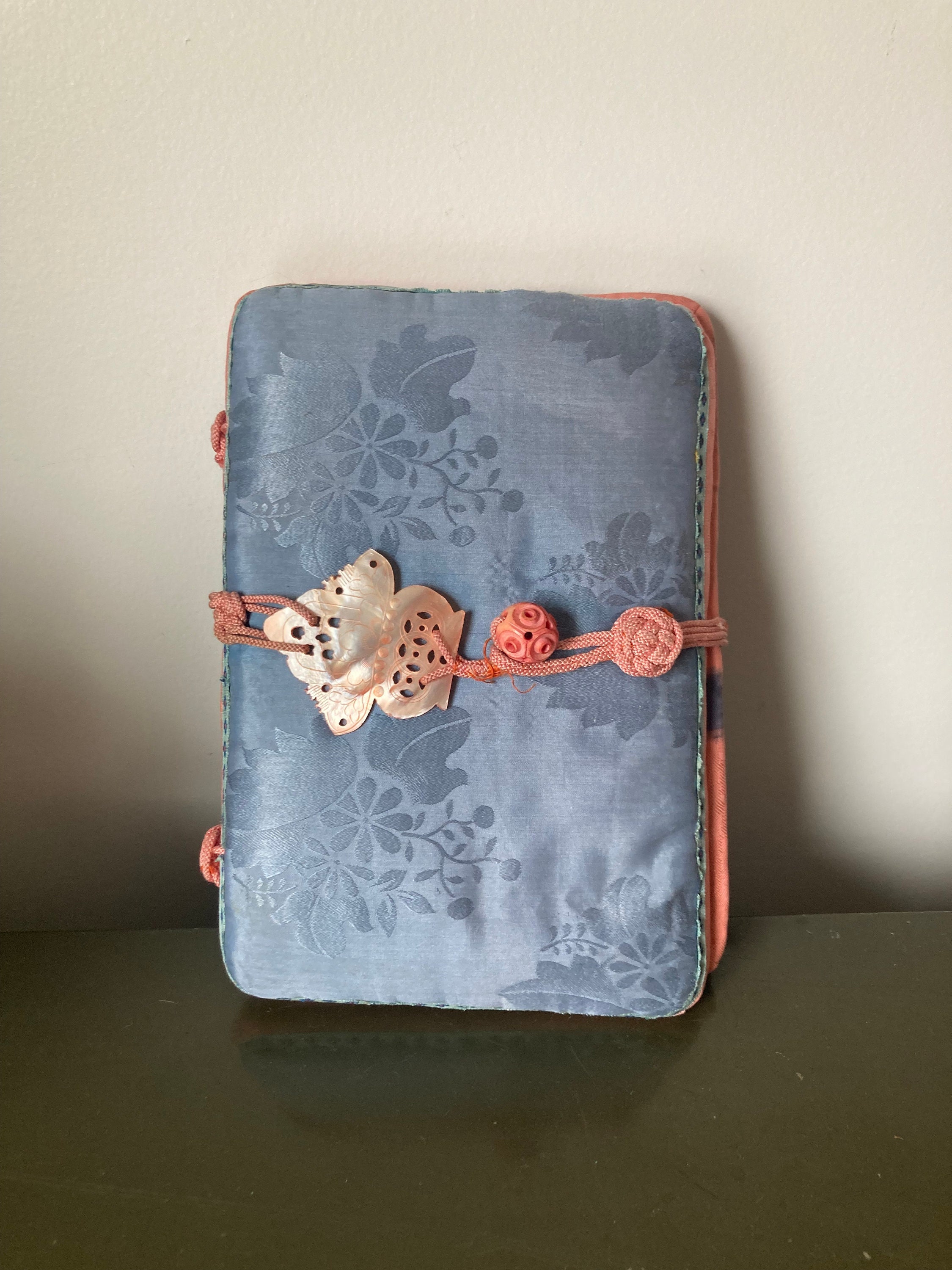 Antique 1920s Rare Silk Book Cover Case by Clayes San - Etsy