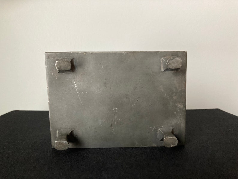 Vintage Chinese Pewter Dragon Fish Snuff Box: Trinket Keepsake Box - Etsy