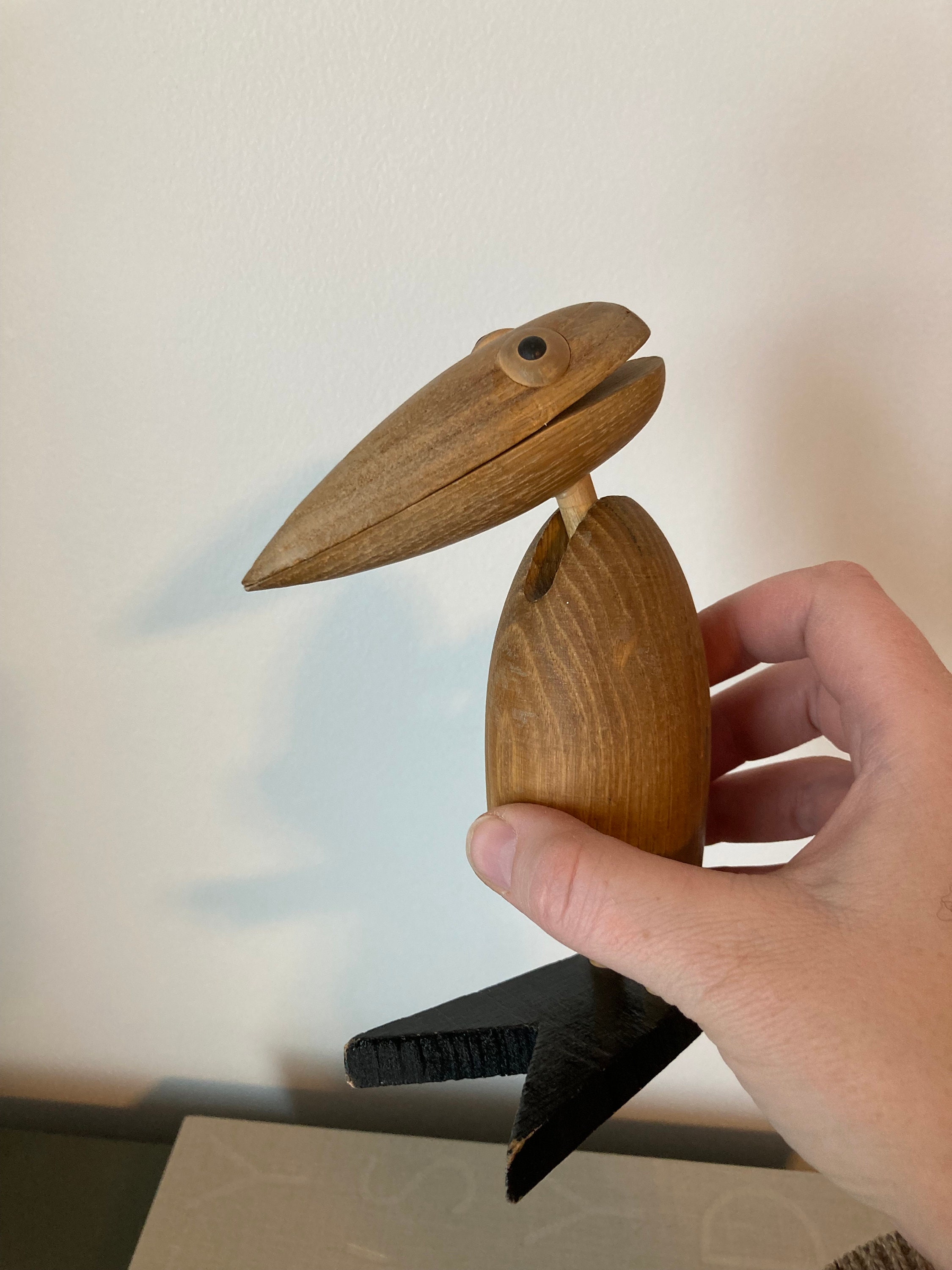 Vintage Danish Midcentury Modern Wooden Dodo Bird Paper Clip/holder ...