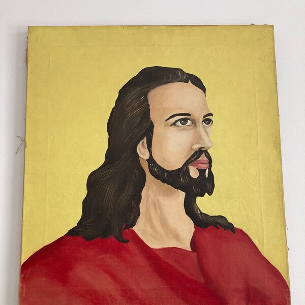 Jésus Signed Painting - Etsy