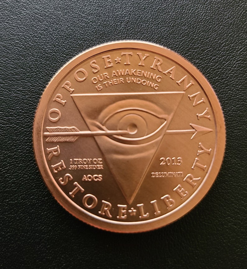 1 Oz Ghost of Money Copper Round - Etsy