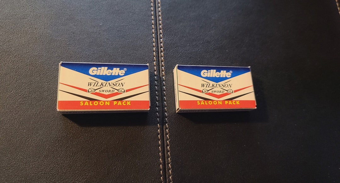 2 Packs of 5 Gillette Wilkinson Sword Double Edge Razor Blades for ...